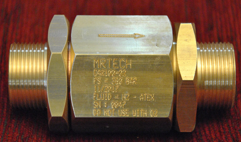 360-420 bar CHECK VALVES - MRTech
